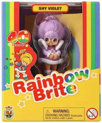 CheeBee Rainbow Brite 40th Anniversary TLS - SHY VIOLET 2.5" Figure 🌈 ...