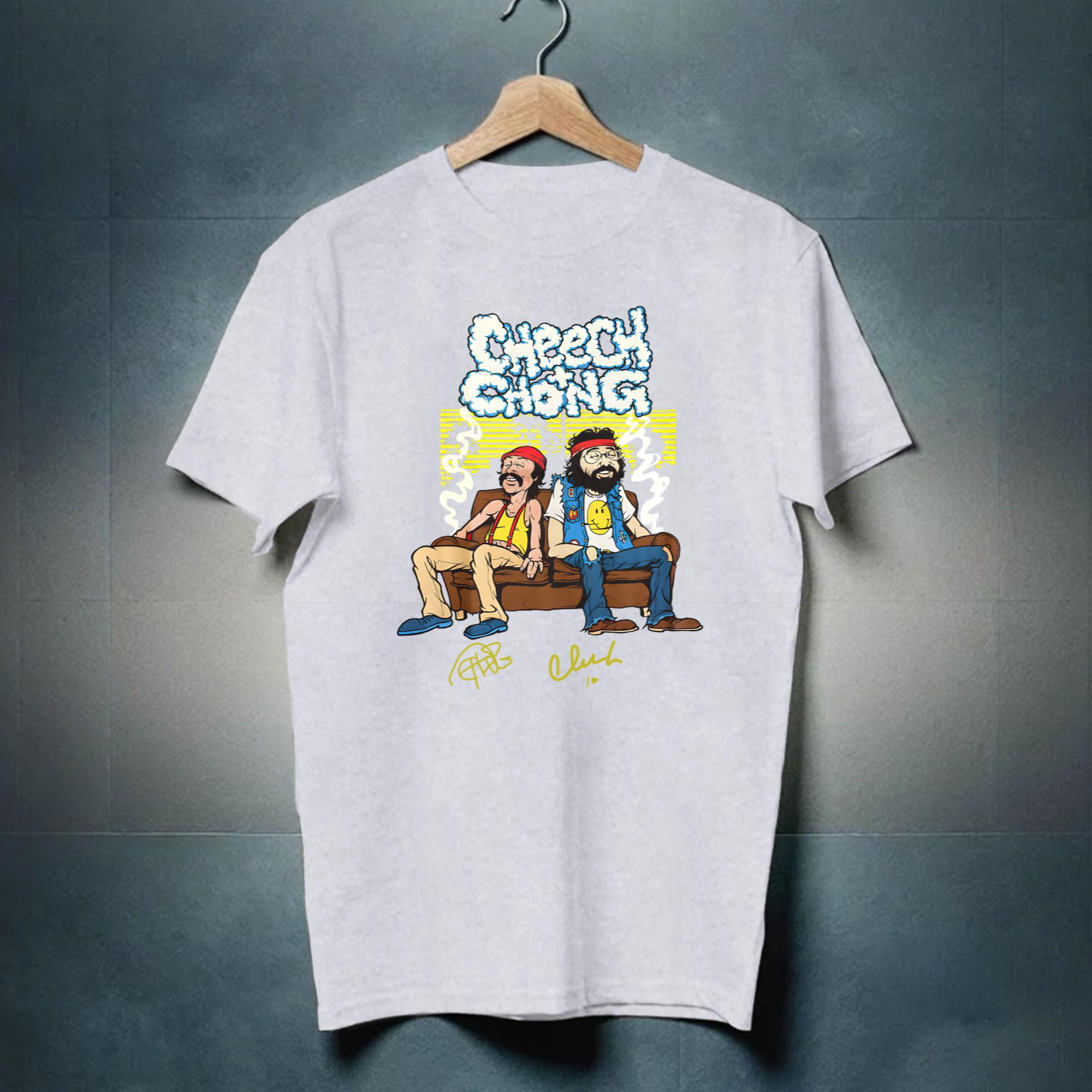 Cheech And Chong Caricature Signature T Shirt-TH33421 - Walmart.com