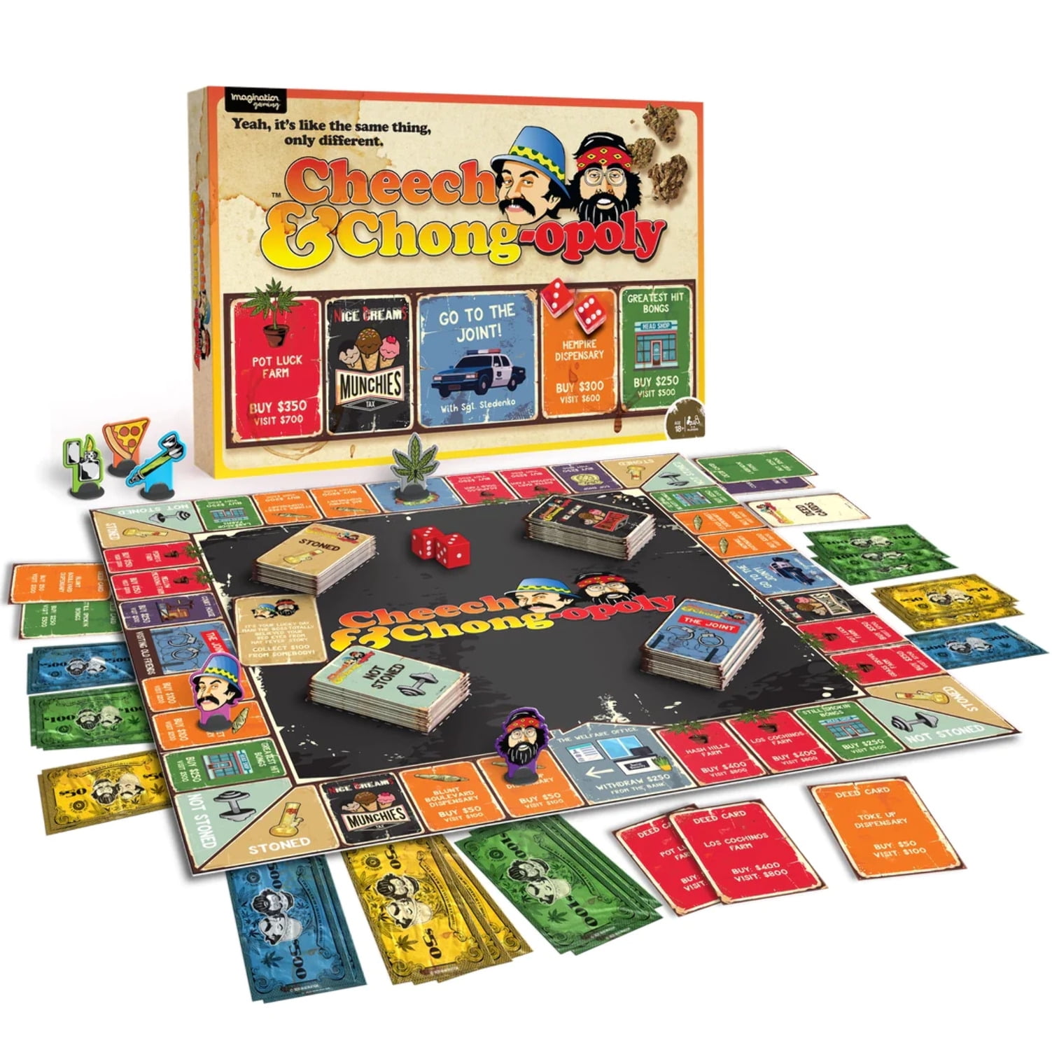 Cheech And Chong-Opoly - It's Like Monopoly, But Different, Man ...
