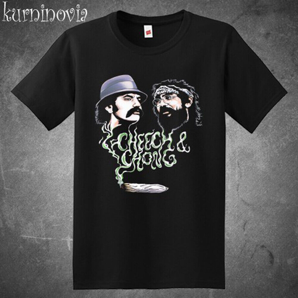 Cheech And Chong Smoke Movie Men's Black T-Shirt Size S to 5XL ...