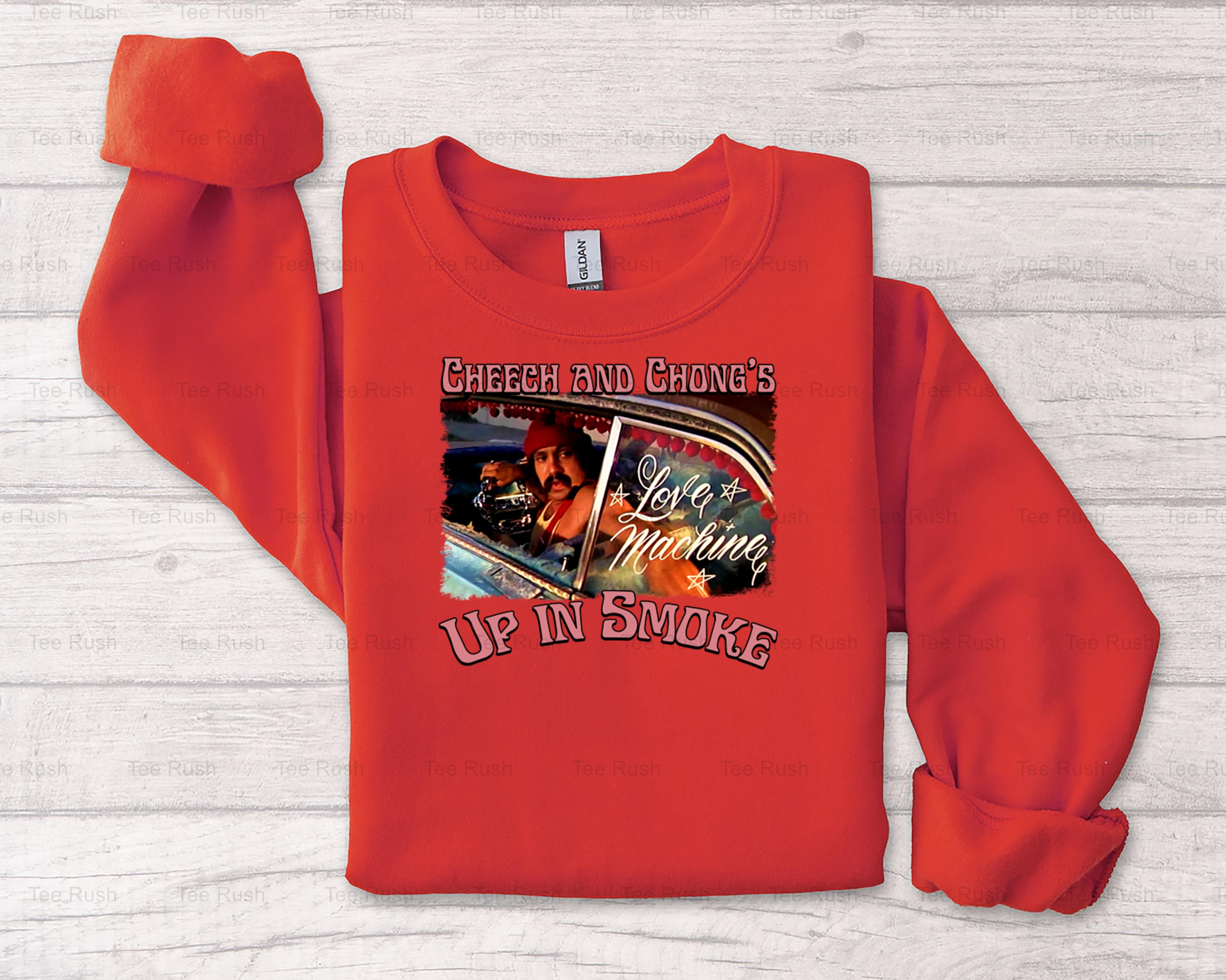 Cheech And Chong Up In Smoke Movie Comedy Duo Funny Sgt,T-Shirt, SW ...