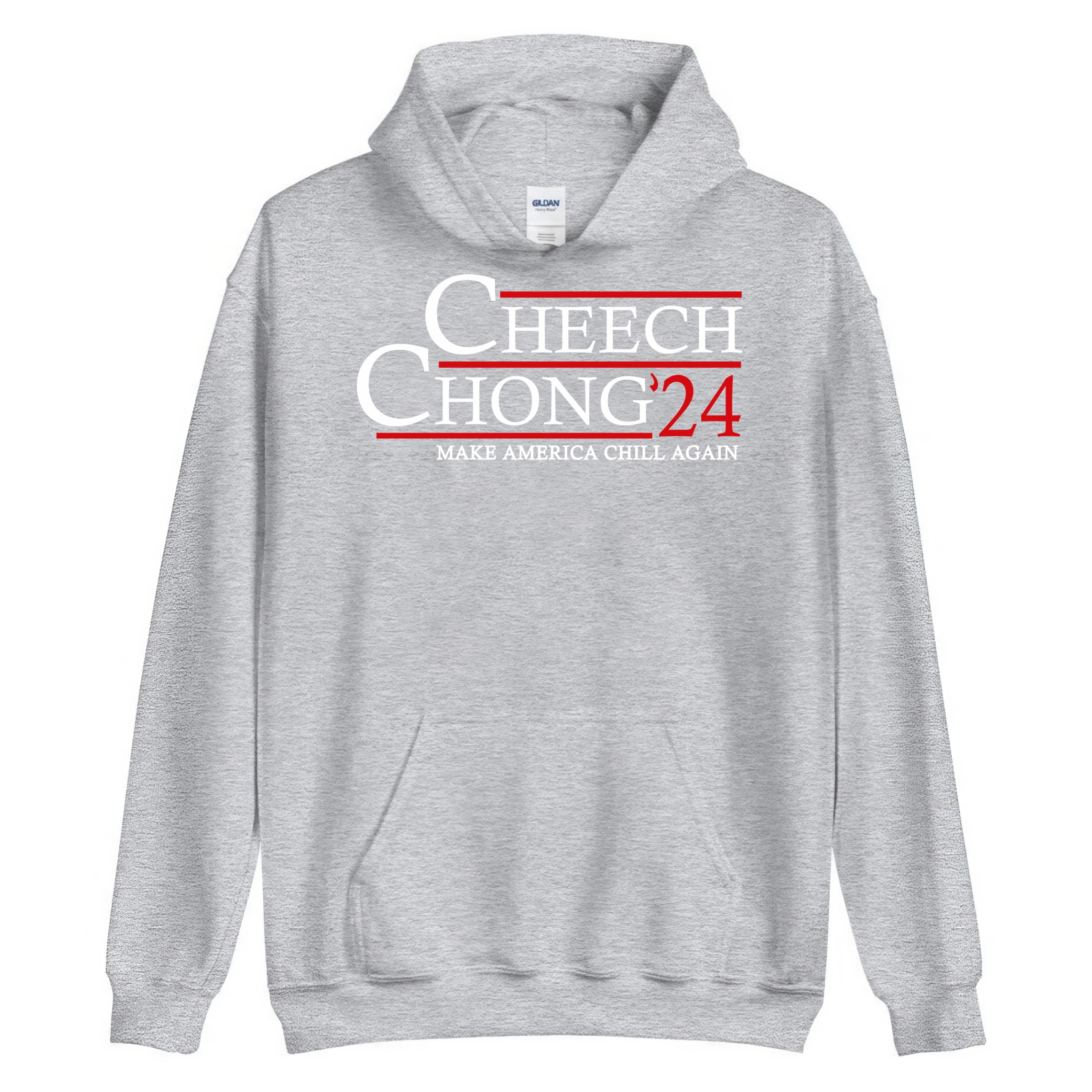 Cheech & Chong '24 Make America Chill Again T-shirt-TH5907 - Walmart.com