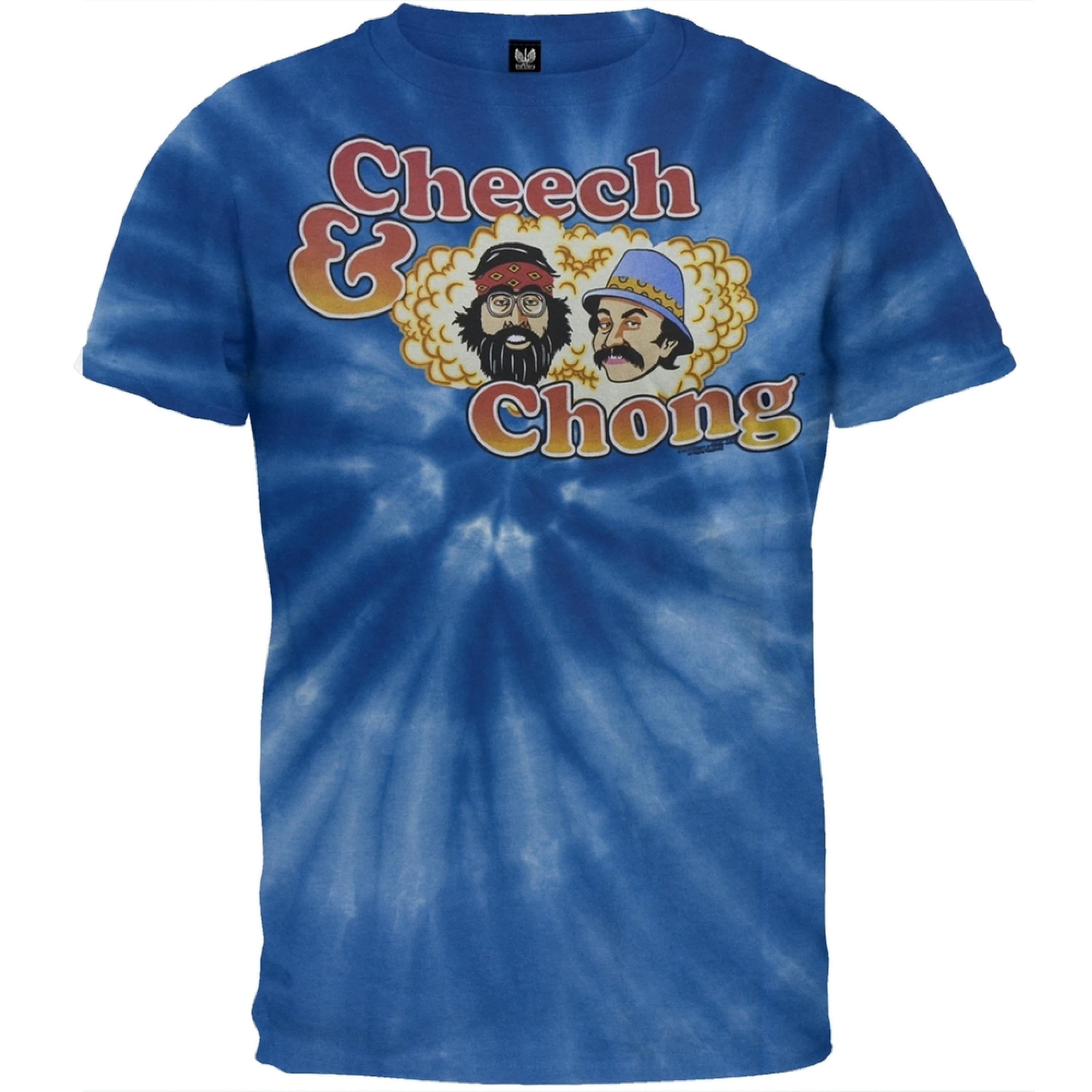 Cheech & Chong - Logo Spiral Tie Dye T-Shirt - Walmart.com