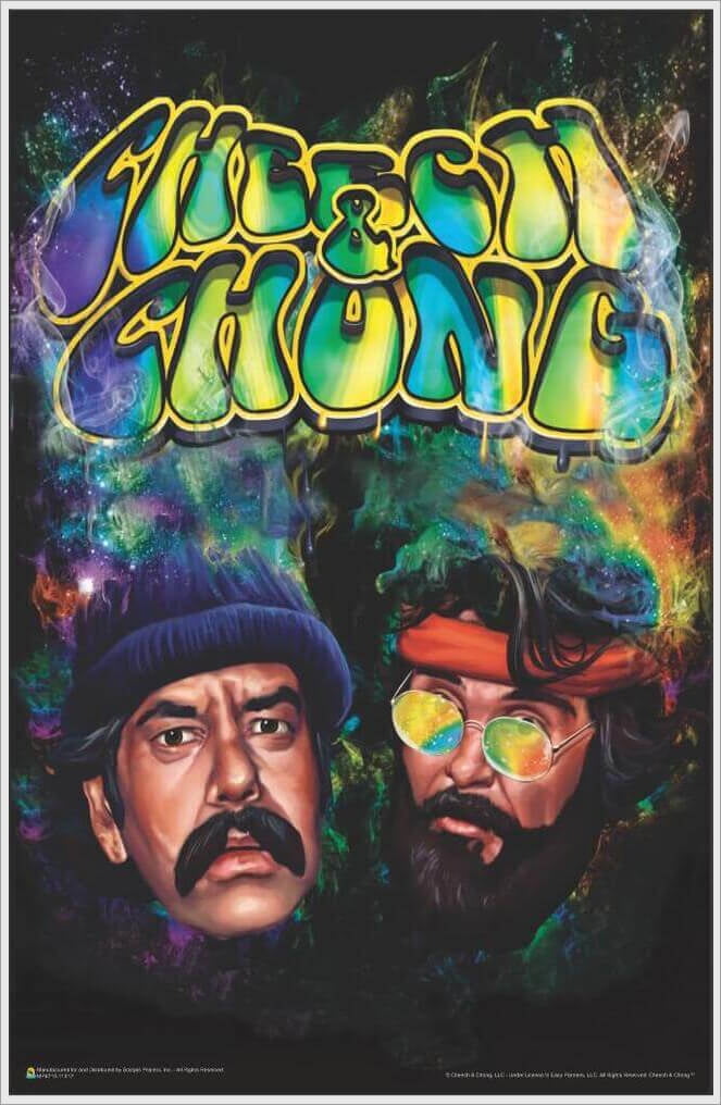 Cheech & Chong Psychedelic Smoke Mini Poster 11.5" x 17.5" - Laminated ...