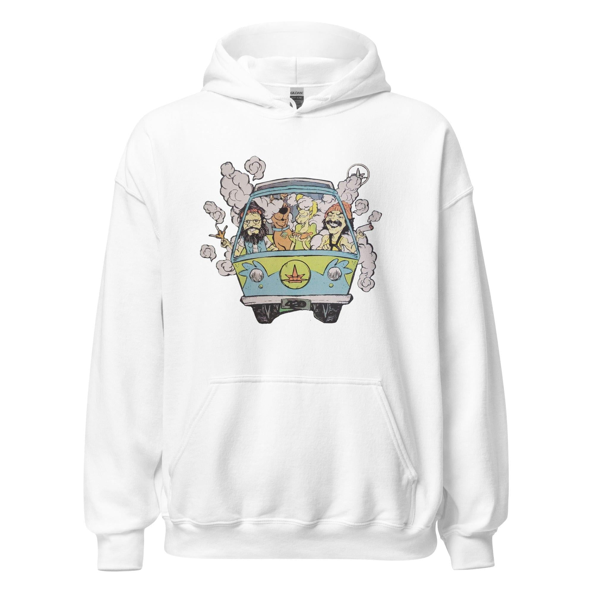 Cheech & Chong Scooby Doo Up in Smoke Artist Unisex Hoodie - Walmart.com