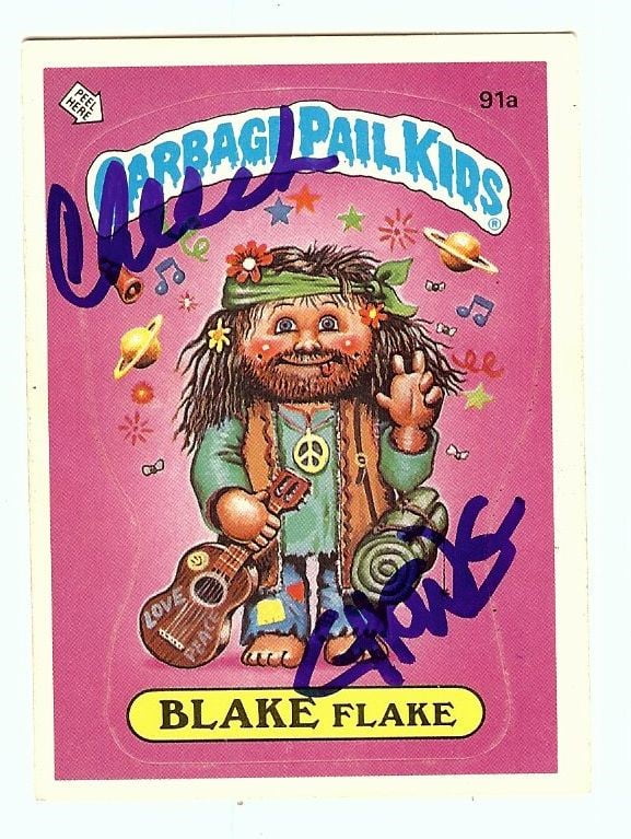Cheech Marin Tommy Chong Autographed Trading Card GPK Sticker Blake ...