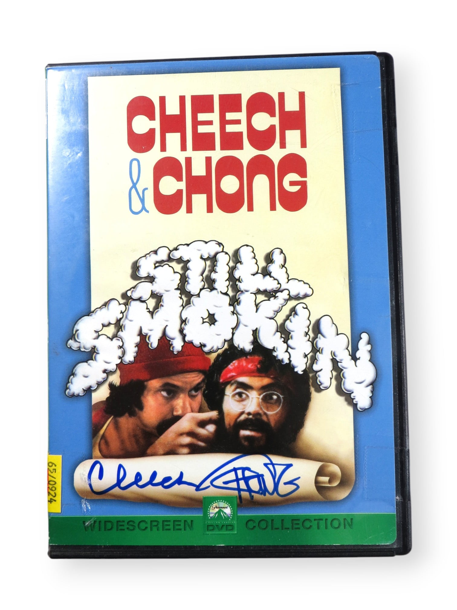 Cheech Marin & Tommy Chong Dual Autographed DVD Cover Still Smokin BAS ...