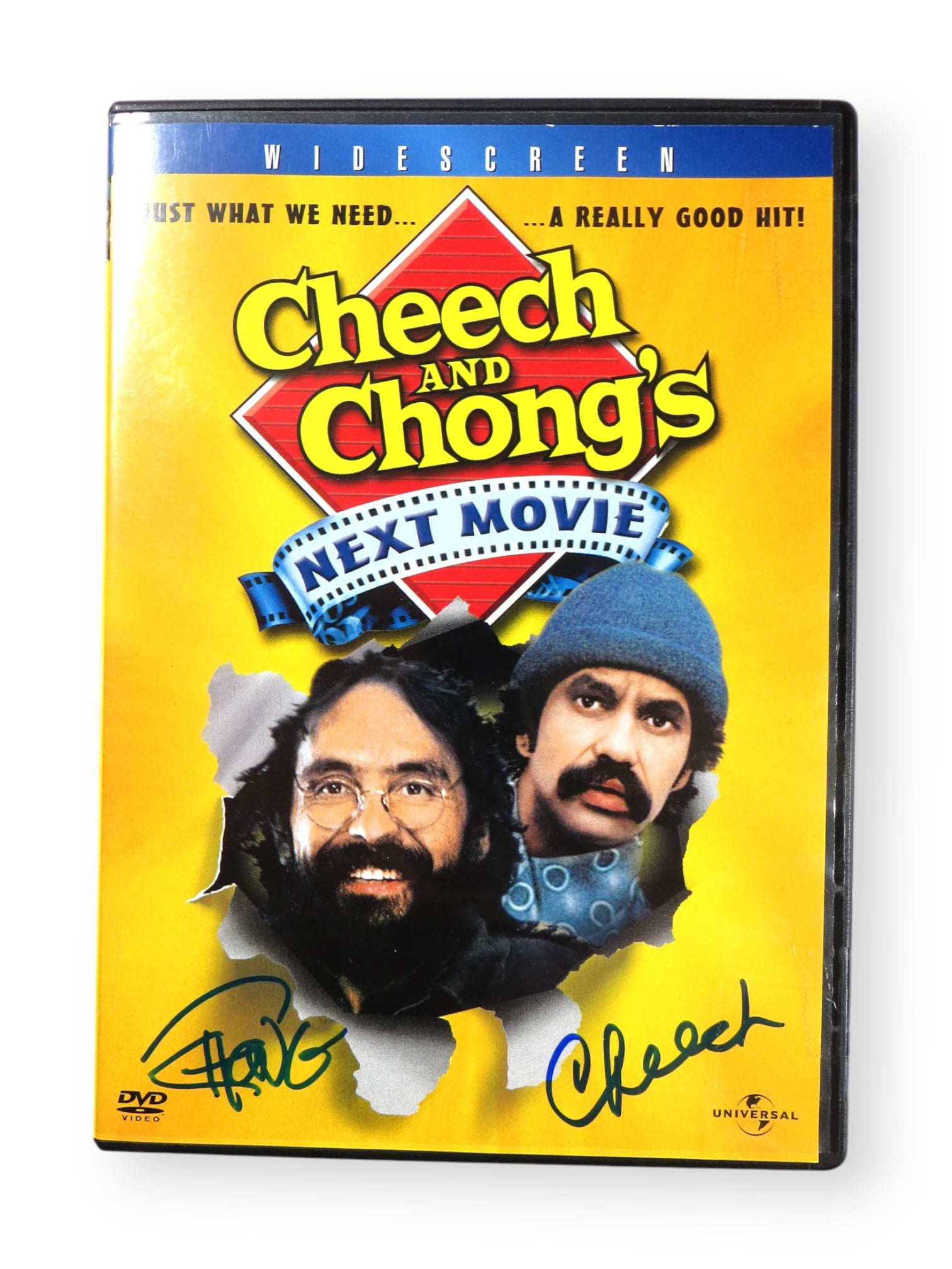Cheech Marin & Tommy Chong Signed Autographed DVD Cover Next Movie BAS ...