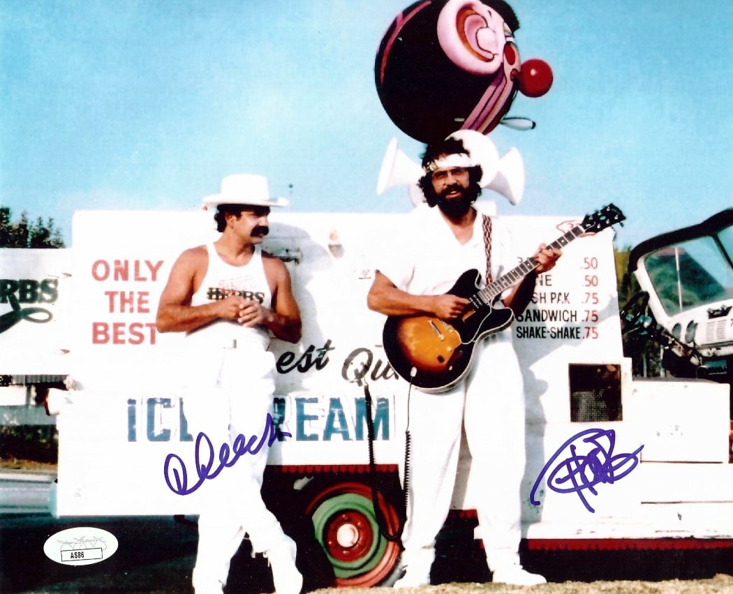 Cheech Marin and Tommy Chong Signed Autograph 8X10 Photo Ice Cream ...