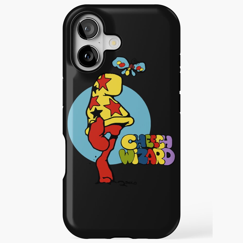 Cheech Wizard Inspired Retro Comic Artwork Print iPhone Case 17 16 15 ...