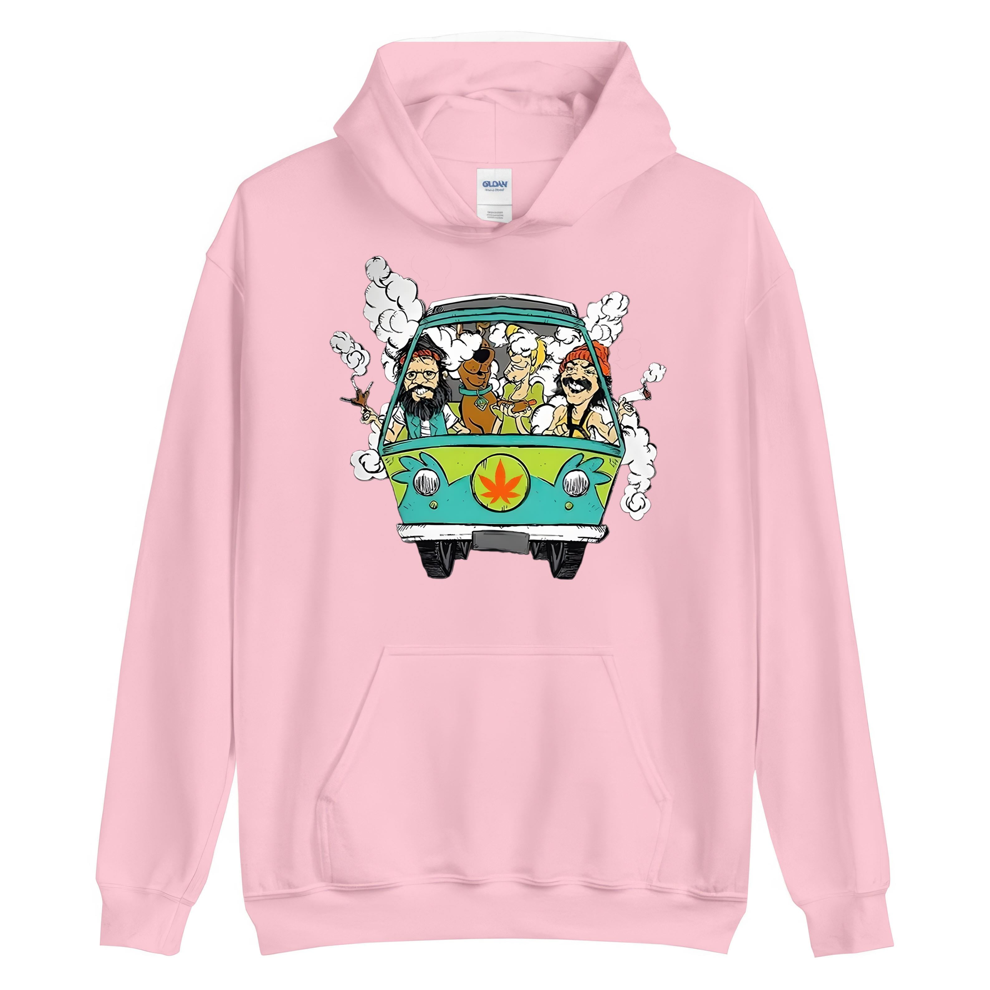 Cheech and Chong Scooby n Shaggy in the Mystery Machine Unisex Heavy ...