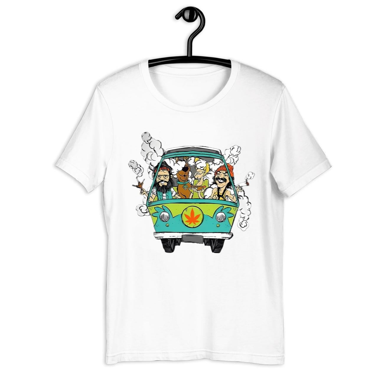 Cheech and Chong Scooby n Shaggy in the Mystery Machine Unisex Heavy ...