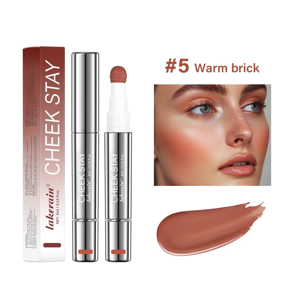 Cheek Blusher 6 colors Long-Lasting Cheek Stain All-Day Blendable ...