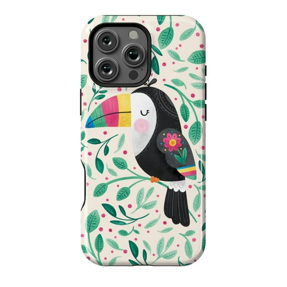 Cheeky Toucan Tropical Bird Art Phone Case for iPhone 11 12 13 14 15 16 Pro Max - Walmart.com