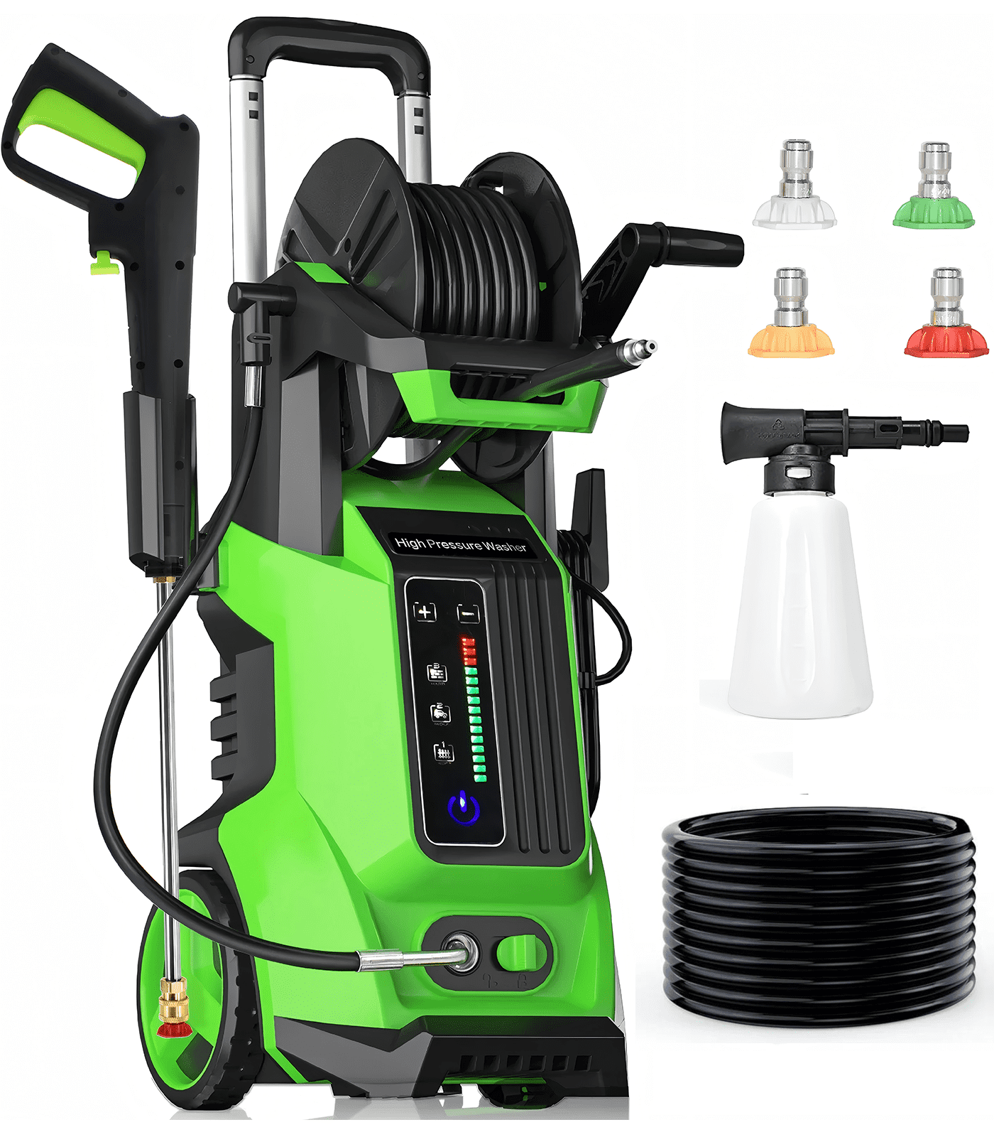 ELTPOWER Portable 3800PSI 1800W Electric Power Washer Cleaner, High ...