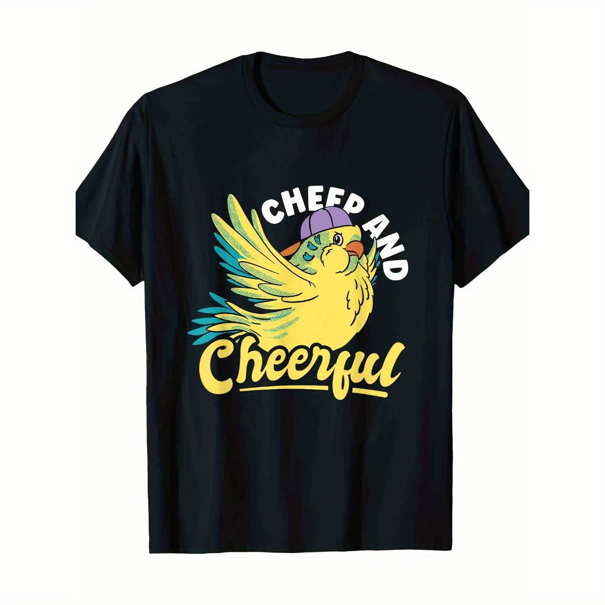 Cheep And Cheerful Cute Bird Design Flight T-Shirt, Plus Size - Walmart.com