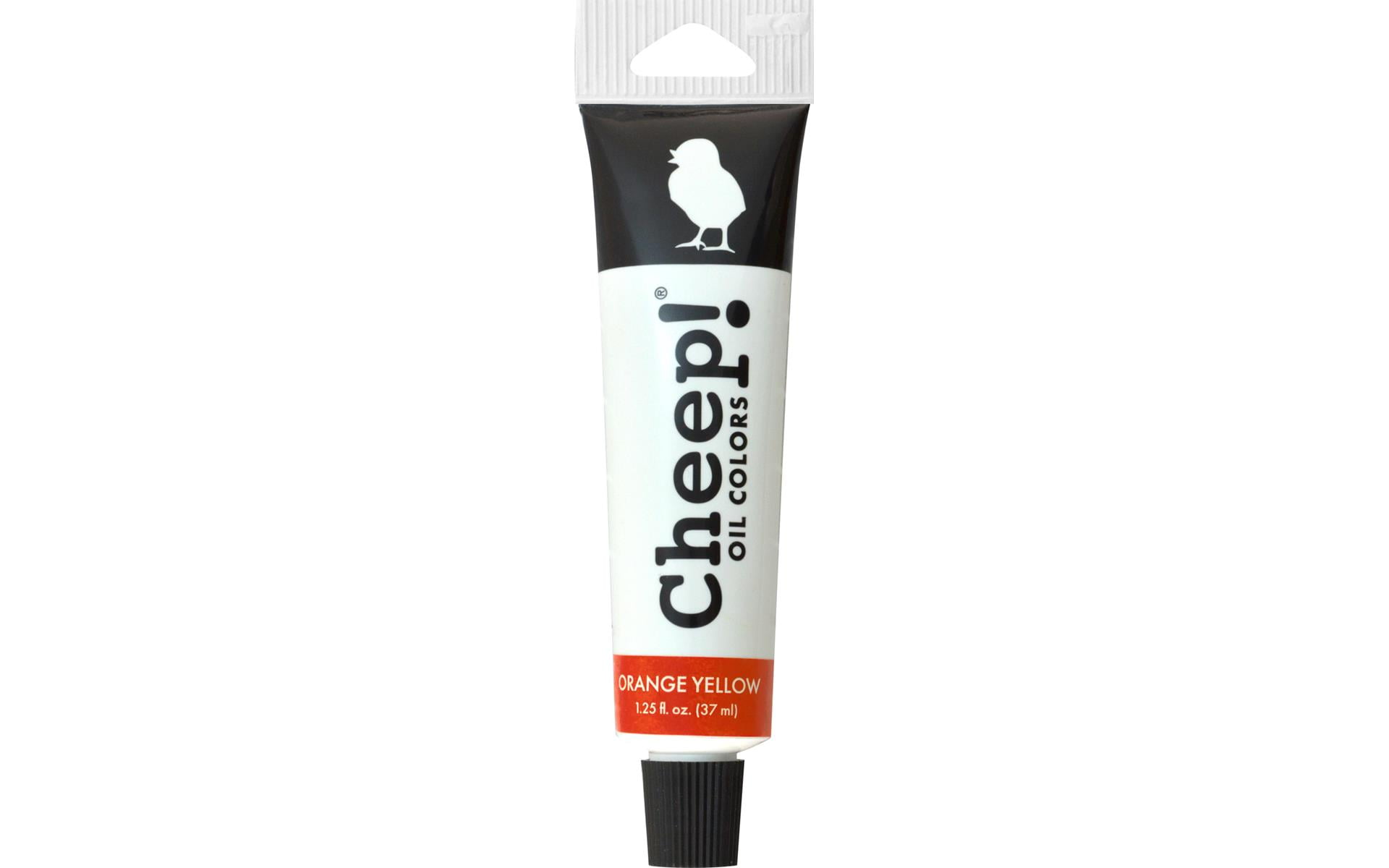 Cheep! Oil Paint, 1.25 oz. Tube - Orange Yellow, Perfect for Artists ...