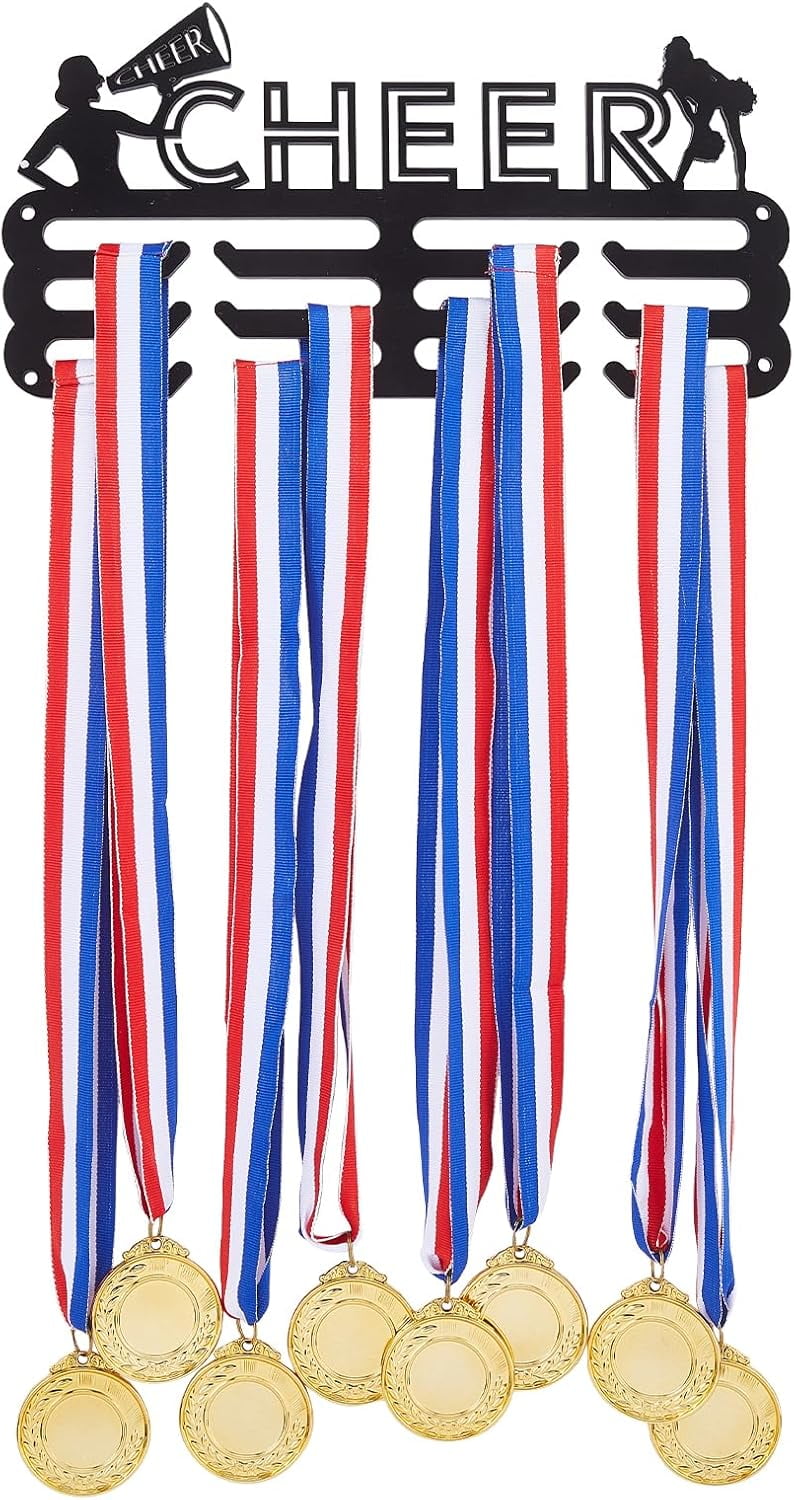 Cheer Acrylic Medal Hanger Display Cheerleaders Sports Award Holder ...