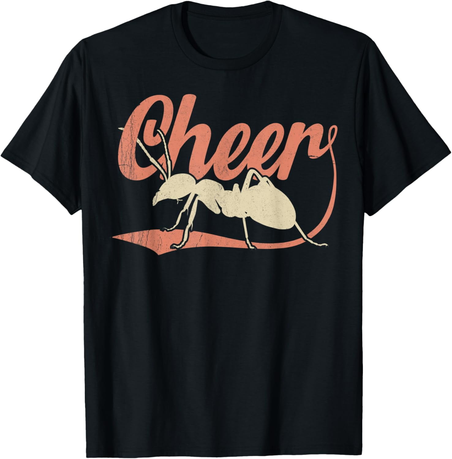Cheer Ant Design For Ant Lover Auntie Aunt Nephew Niece T-Shirt ...