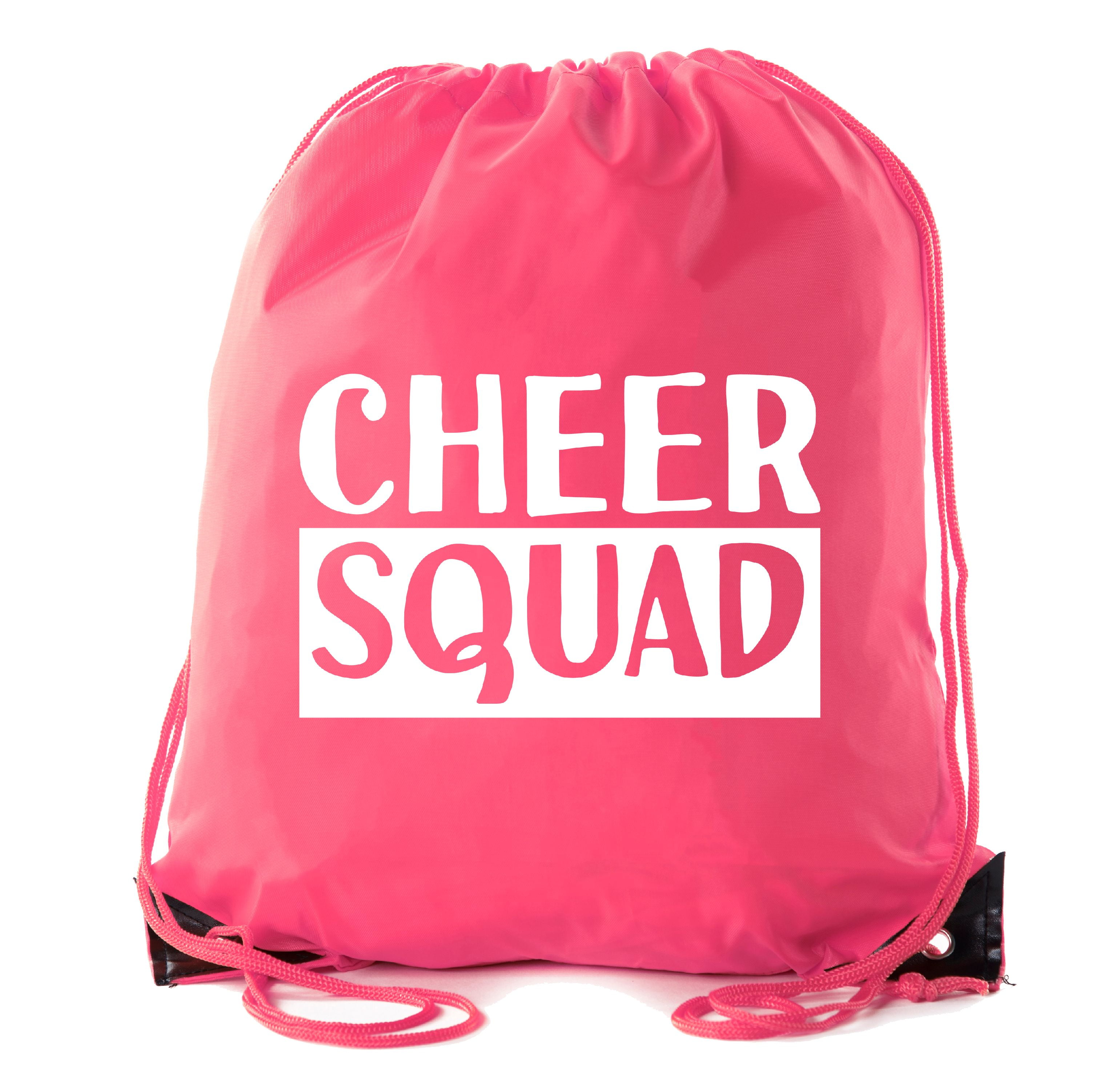 Cheer Bags, Pom Pom and Cheerleader drawstring Backpacks, Cheerleader ...