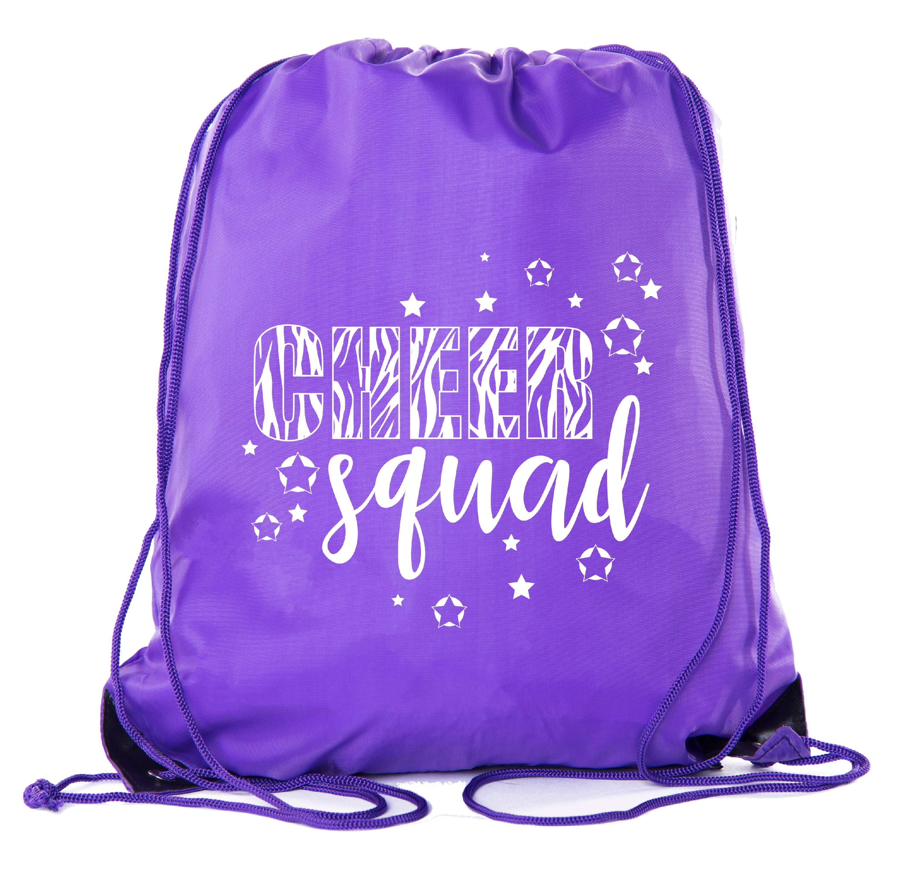Cheer Bags, Pom Pom and Cheerleader drawstring Backpacks, Cheerleader ...