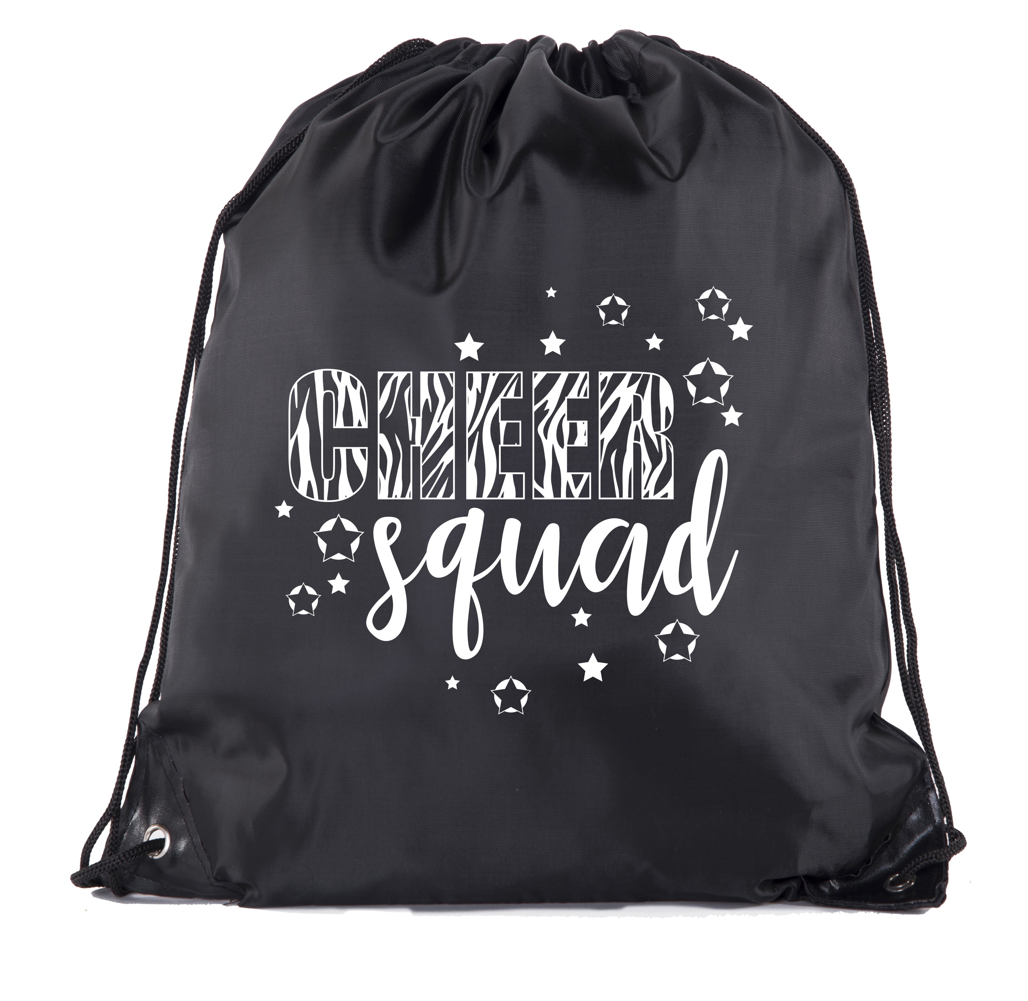 Cheer Bags, Pom Pom and Cheerleader drawstring Backpacks, Cheerleader ...