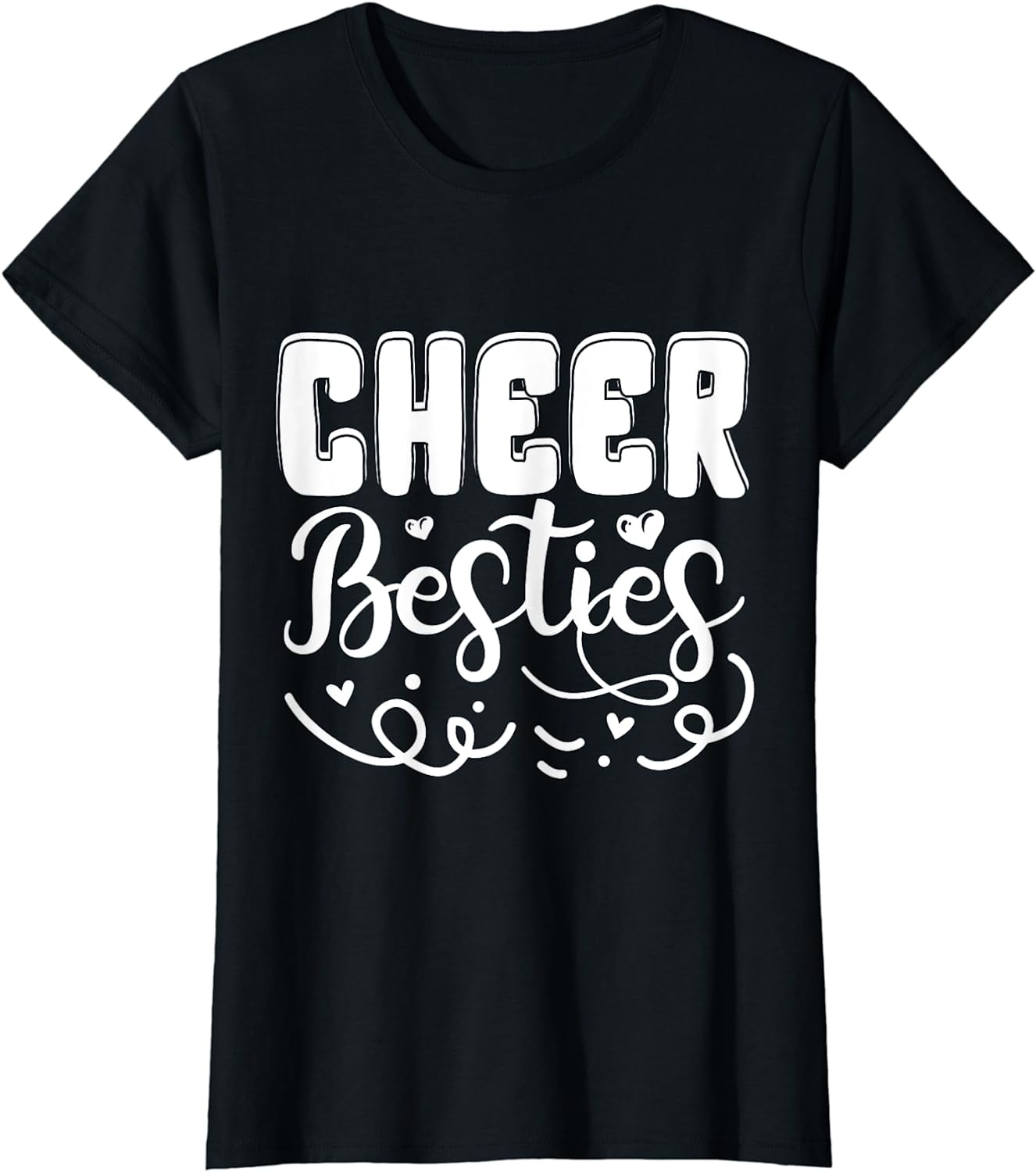 Cheer Besties Cheerleader T-Shirt - Walmart.com