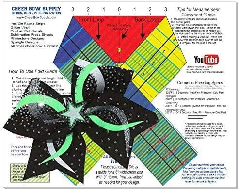 Cheer Bow Template Mat Pattern - Walmart.com