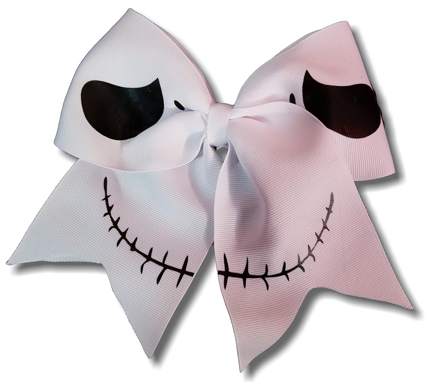 Cheer Bows White Jack Skellington Nightmare Hair Bow - Walmart.com