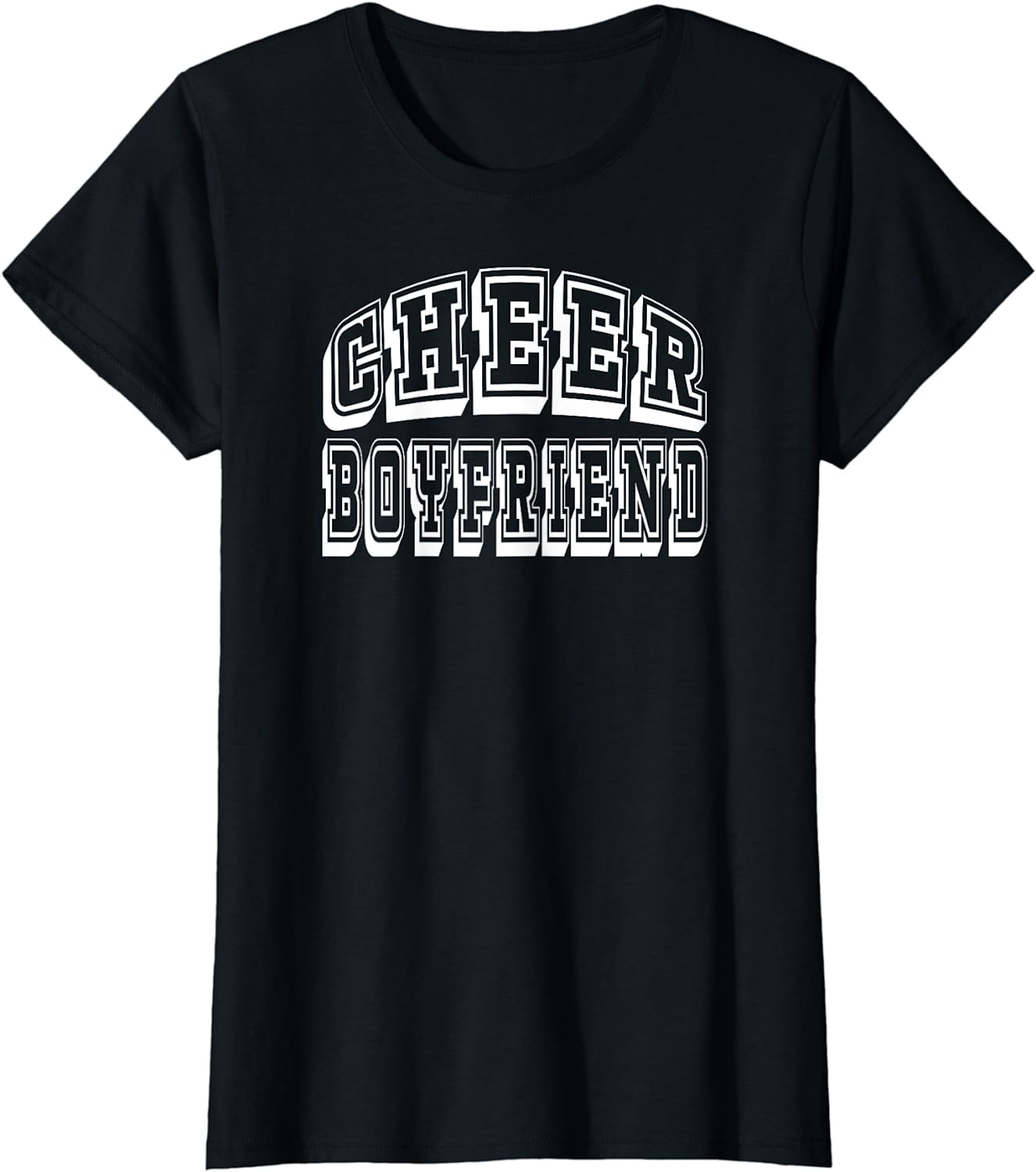 Cheer Boyfriend Proud Cheerleader BF T-Shirt - Walmart.com