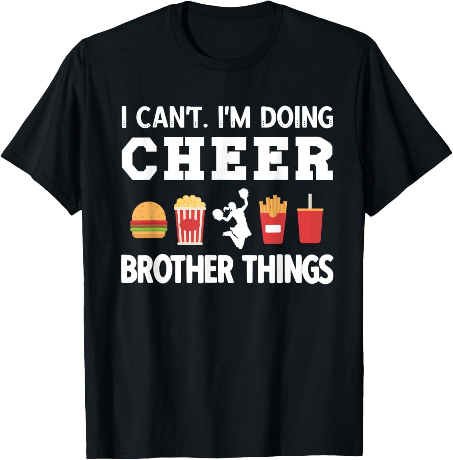 Cheer Bro Funny Cheerleading Brother Of A Cheerleader T-Shirt - Walmart.com