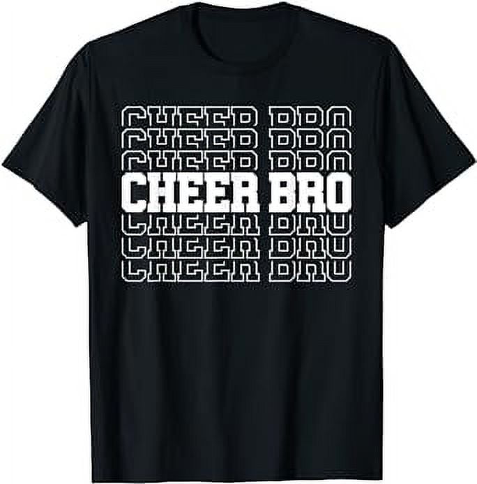 Cheer Bro Vintage Retro Brother Cheerleader Squad T-Shirt - Walmart.com