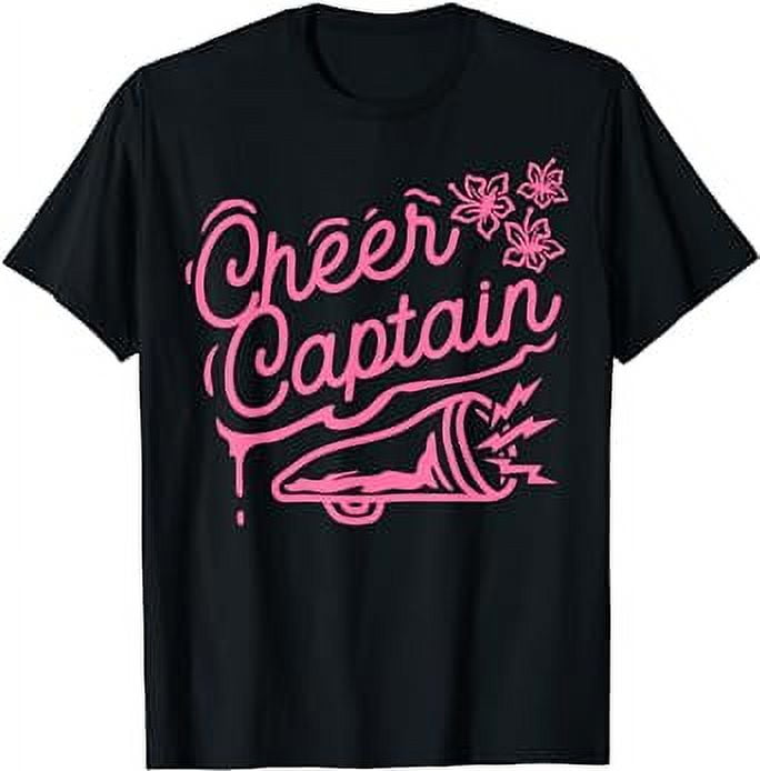 Cheer Captain Cheerleader T-Shirt - Walmart.com