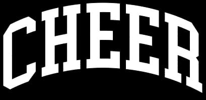 Cheer - Car Window - Premium Vinyl Decal/Sticker - Walmart.com