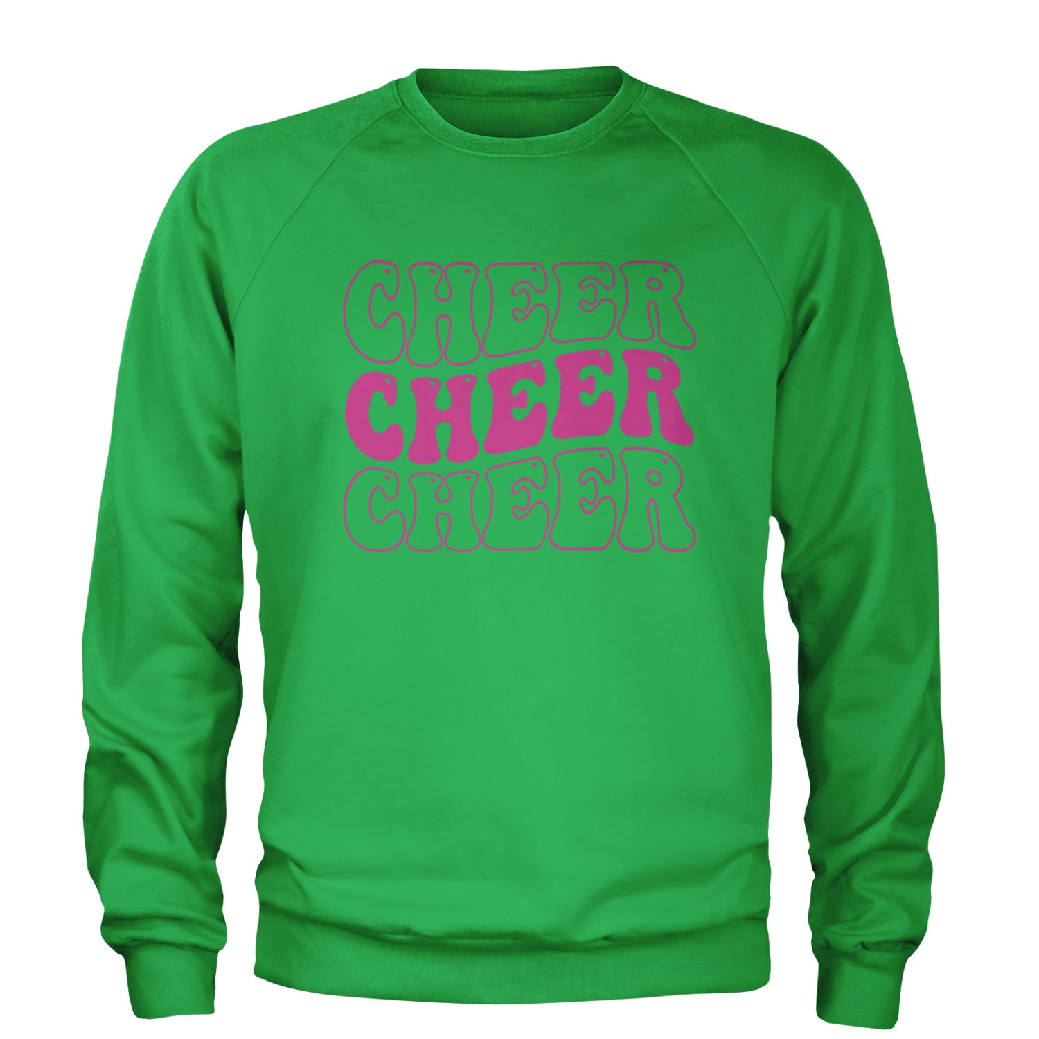 Cheer Cheer Cheer Adult Crewneck Sweatshirt - Walmart.com