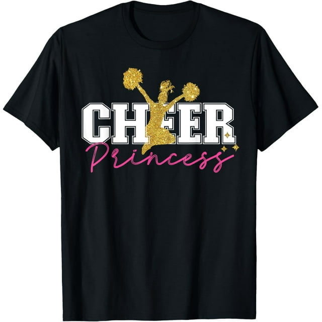 Cheer Cheerleading Cheer Princess T-Shirt - Walmart.com