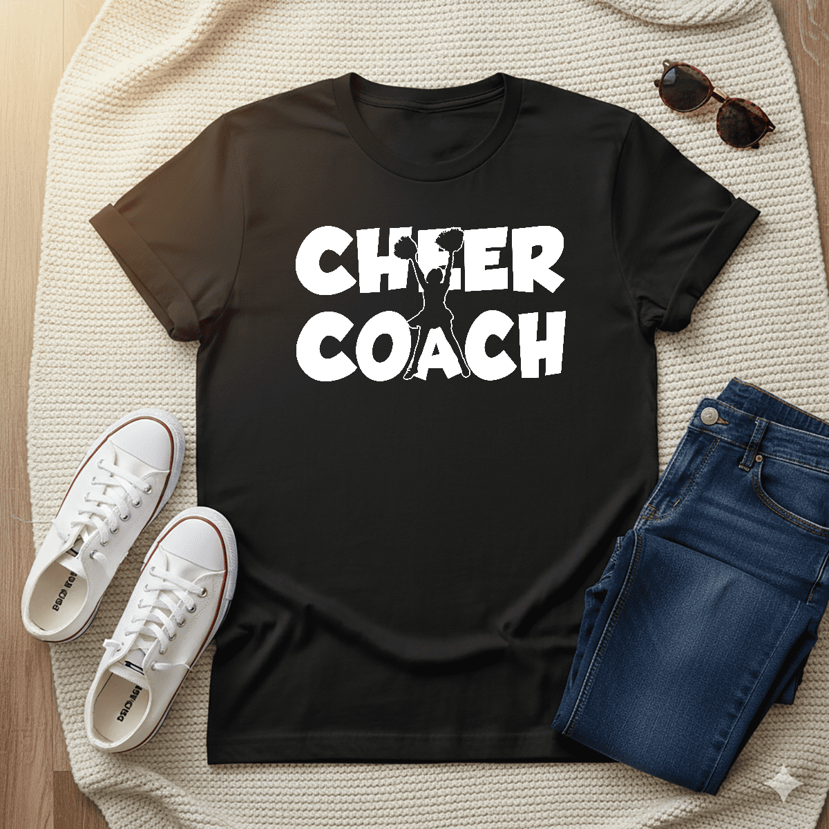 Cheer Coach Cheerleading Team Trainer Leader Sport Cartoon Inspired ...