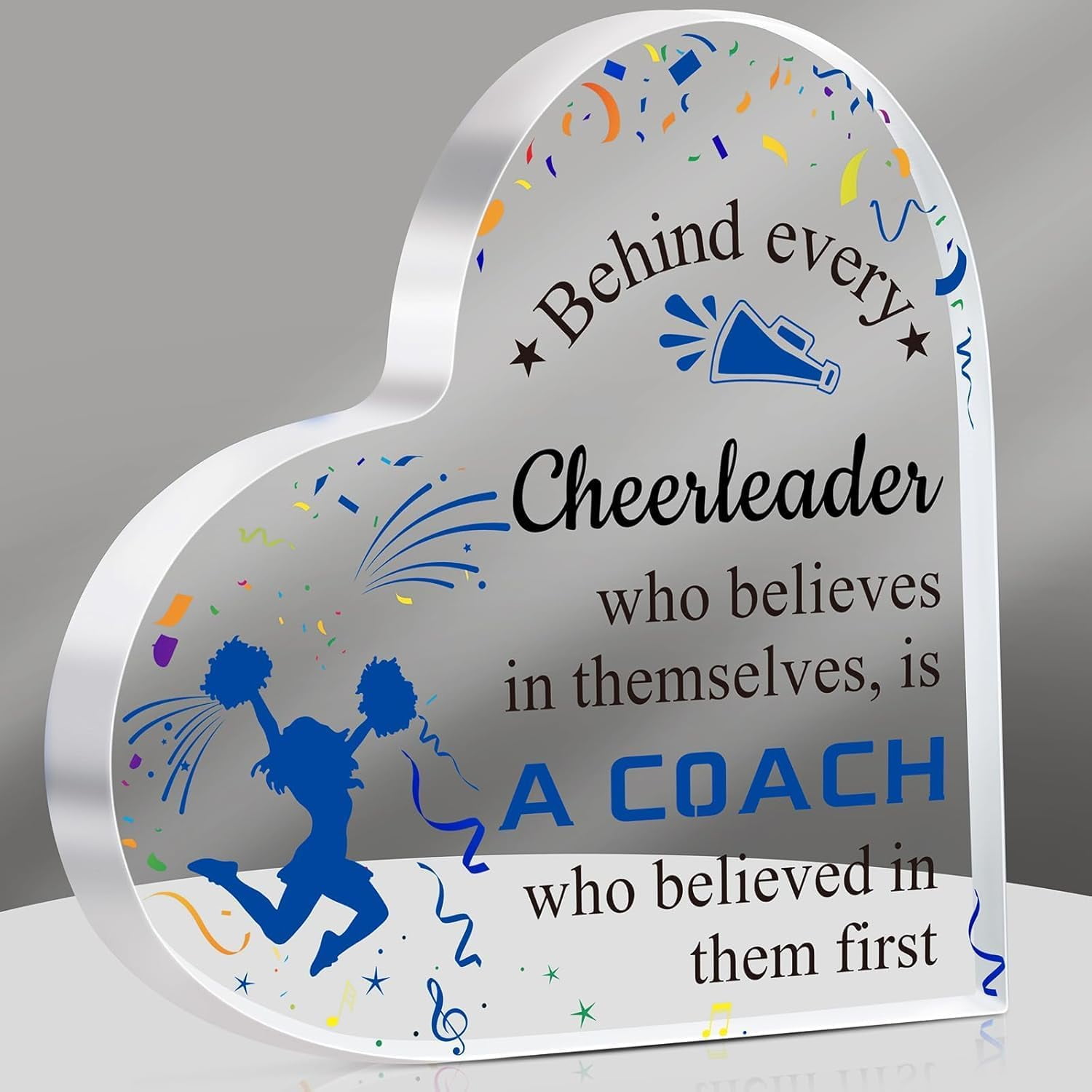 Cheer Coach Gift Acrylic Sign Cheerleading Coach Appreciation Gift ...