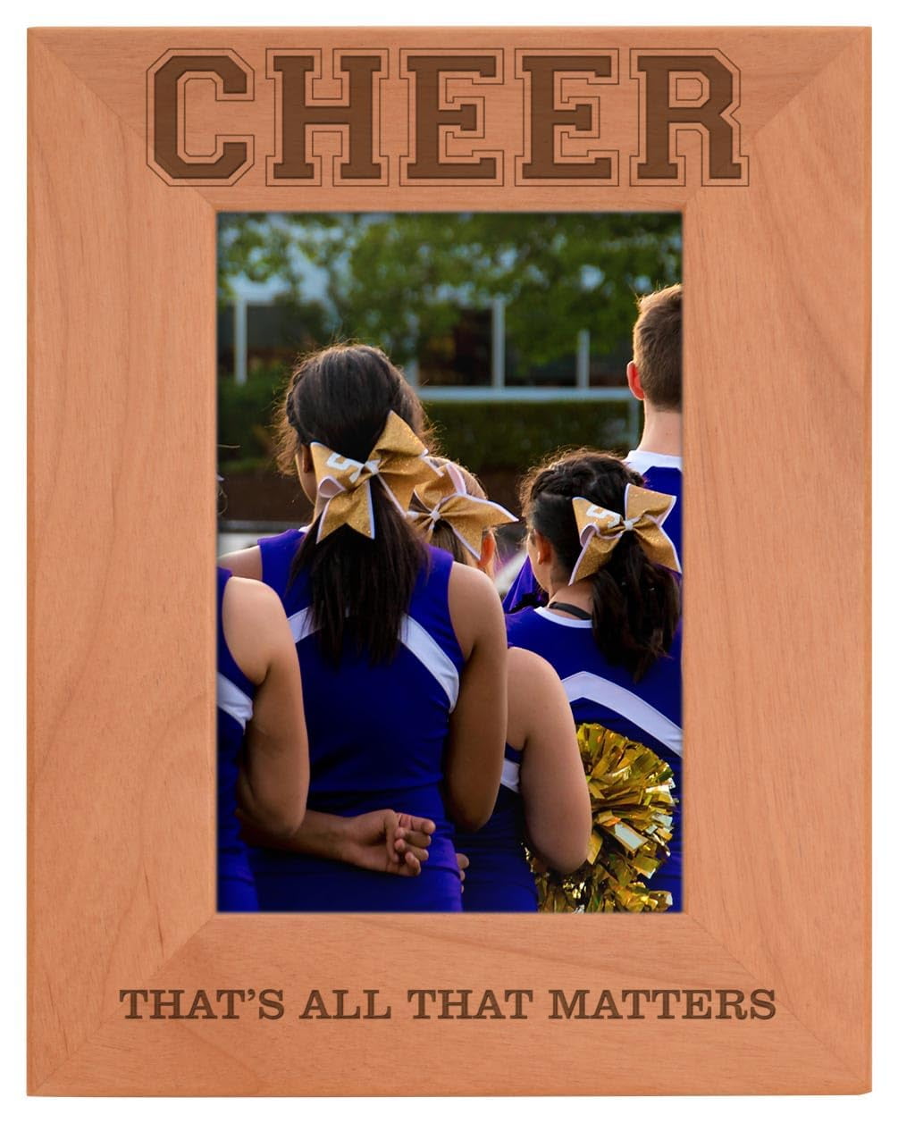 Cheer Coach Gifts For Women Cheer Thats All That Matters Natural Wood ...