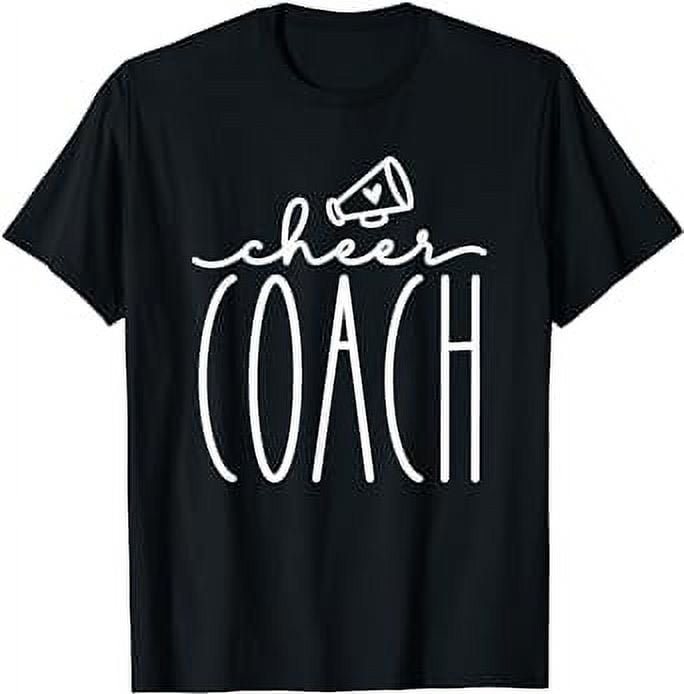 Cheer Coach Megaphone Game Day Cheerleader Cheerleading T-Shirt ...