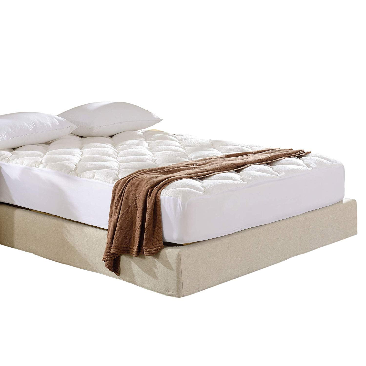 Cheer Collection All Season Rayon From Bamboo Plush Mattress Pad - Twin ...