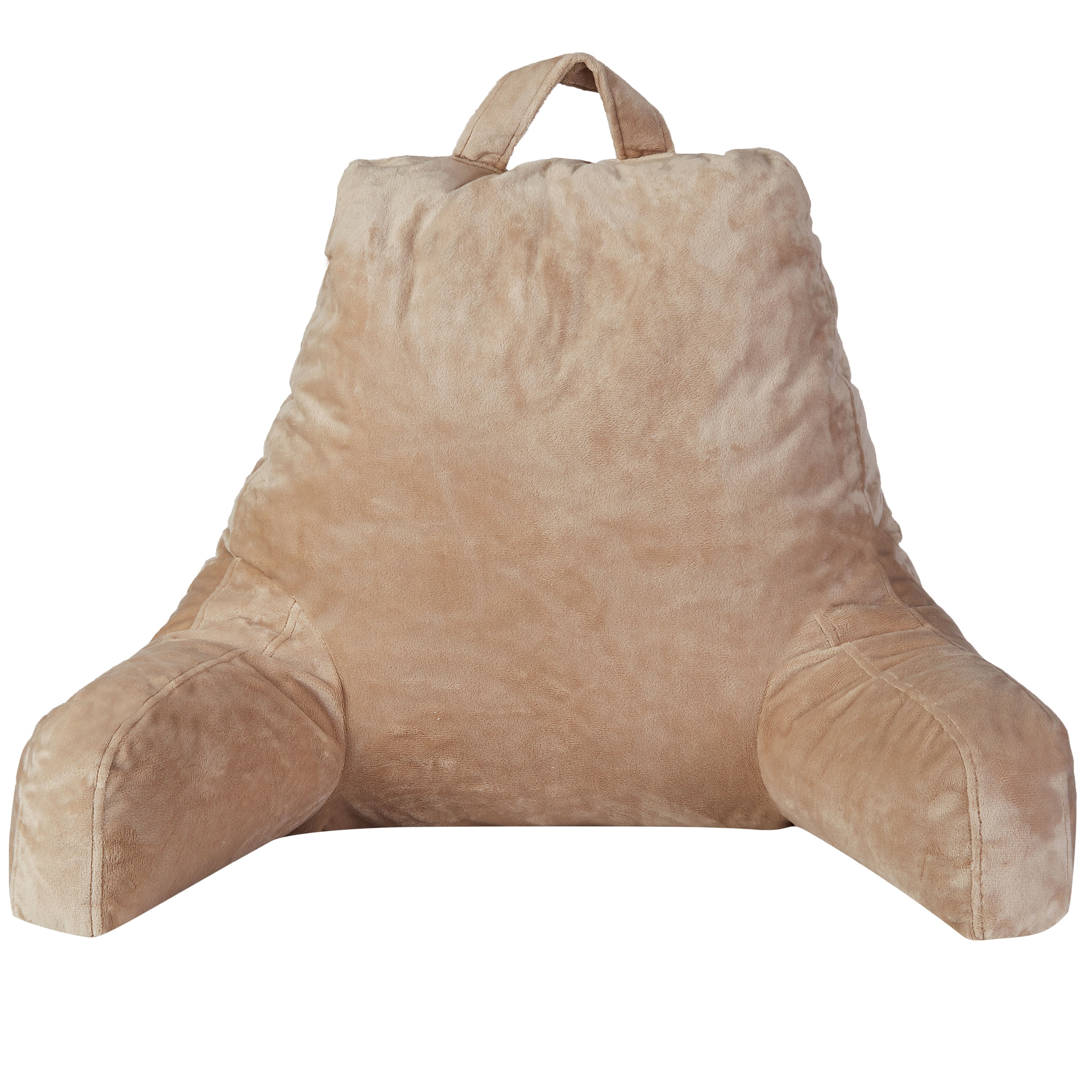 Cheer Collection Backrest Reading Pillow - Plush Fiber Filled TV and ...