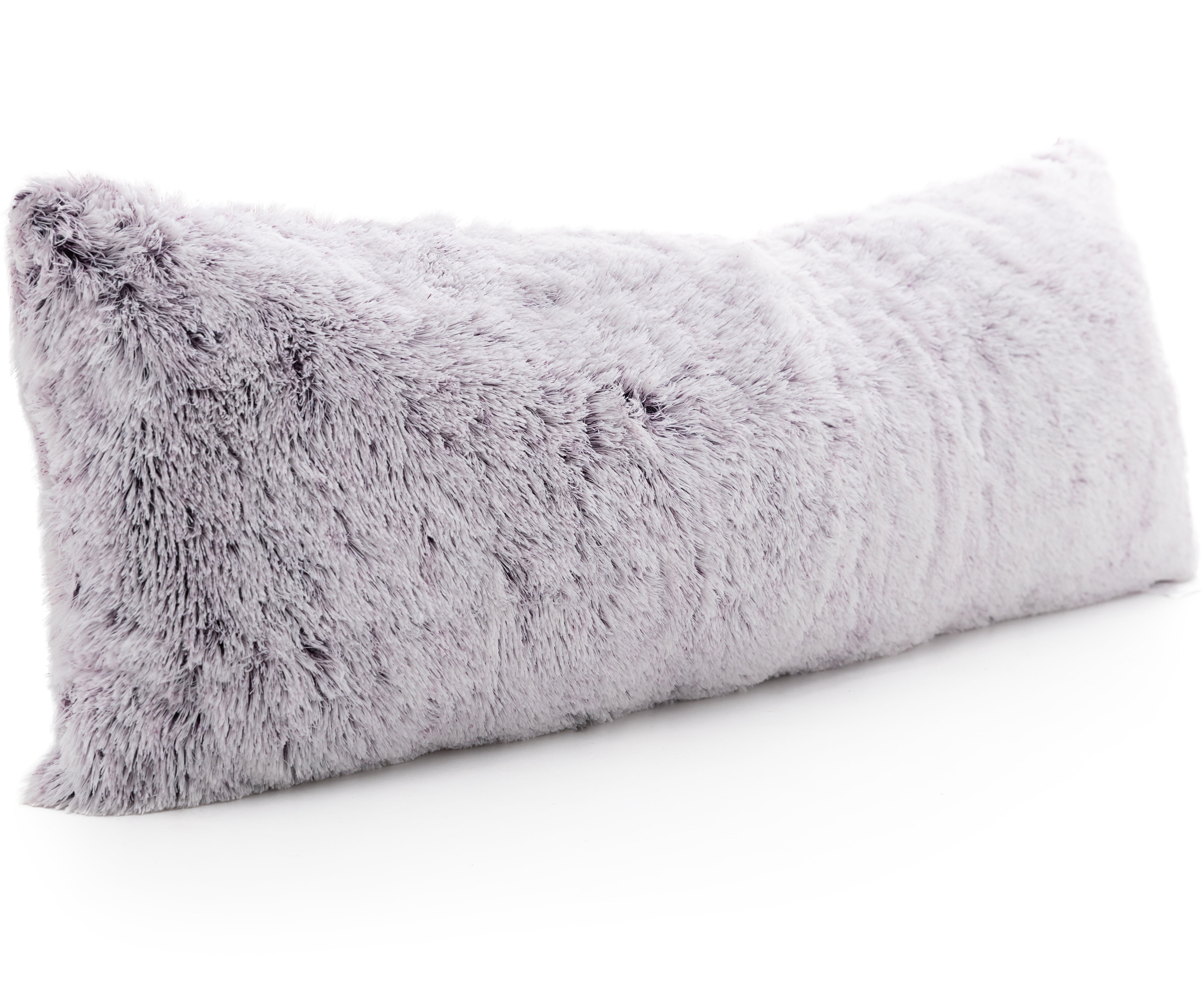 Cheer Collection Long Hair Shaggy Body Pillow 20" x 54" - Walmart.com