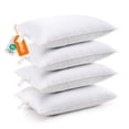 Cheer Collection Set of 4 Plush White Bed Pillows - King Size (20â€ x ...