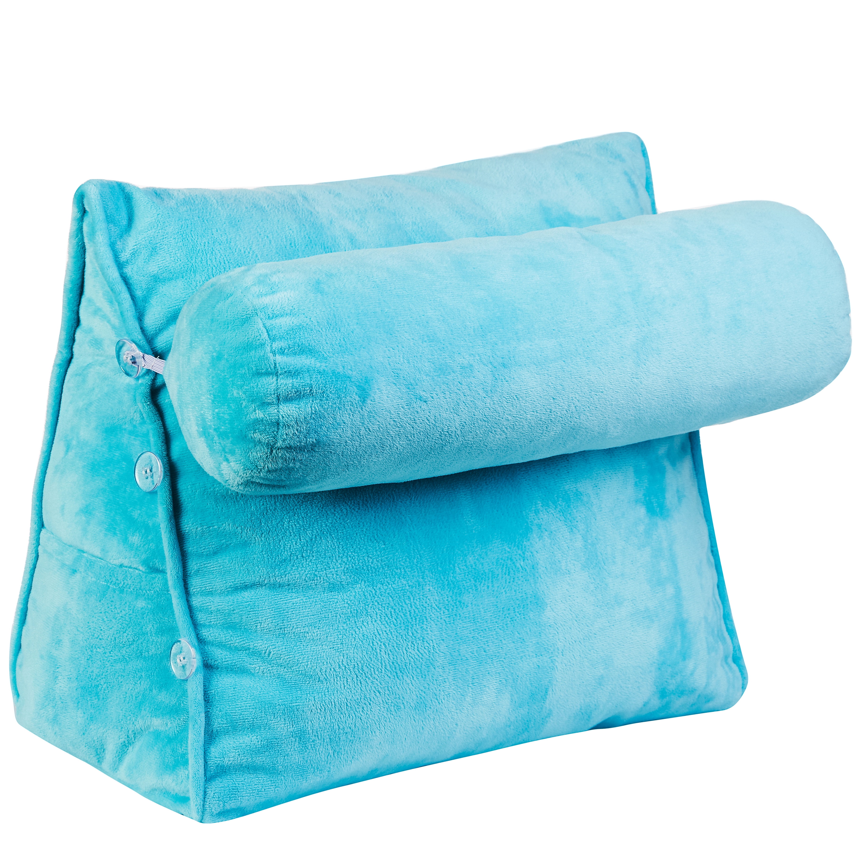 Cheer Collection Wedge Pillow with Detachable Bolster & Backrest ...