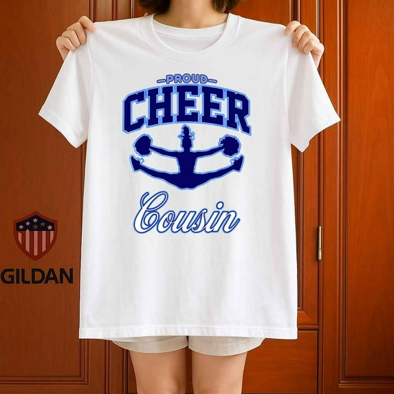 Cheer Cousin Supporter Fun Team Spirit Graphic Apparel Unisex T Shirt ...
