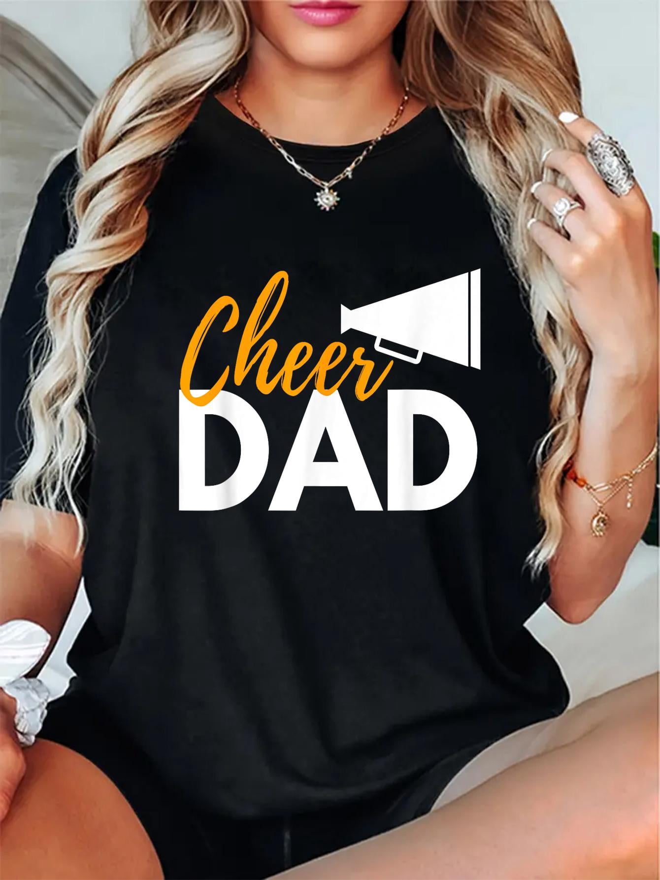 Cheer Dad - Cheerleading Cheerleader Dad Cheer Competition T-Shirt ...