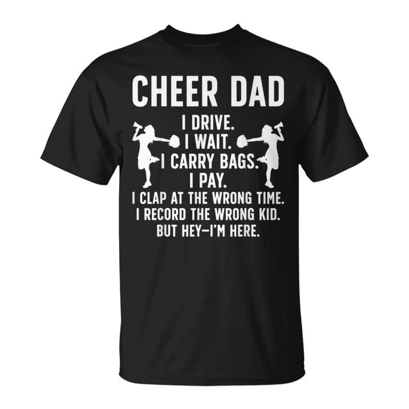 Cheer Dad Cheerleading Dad Of A Cheerleader Father TShirt - Walmart.com