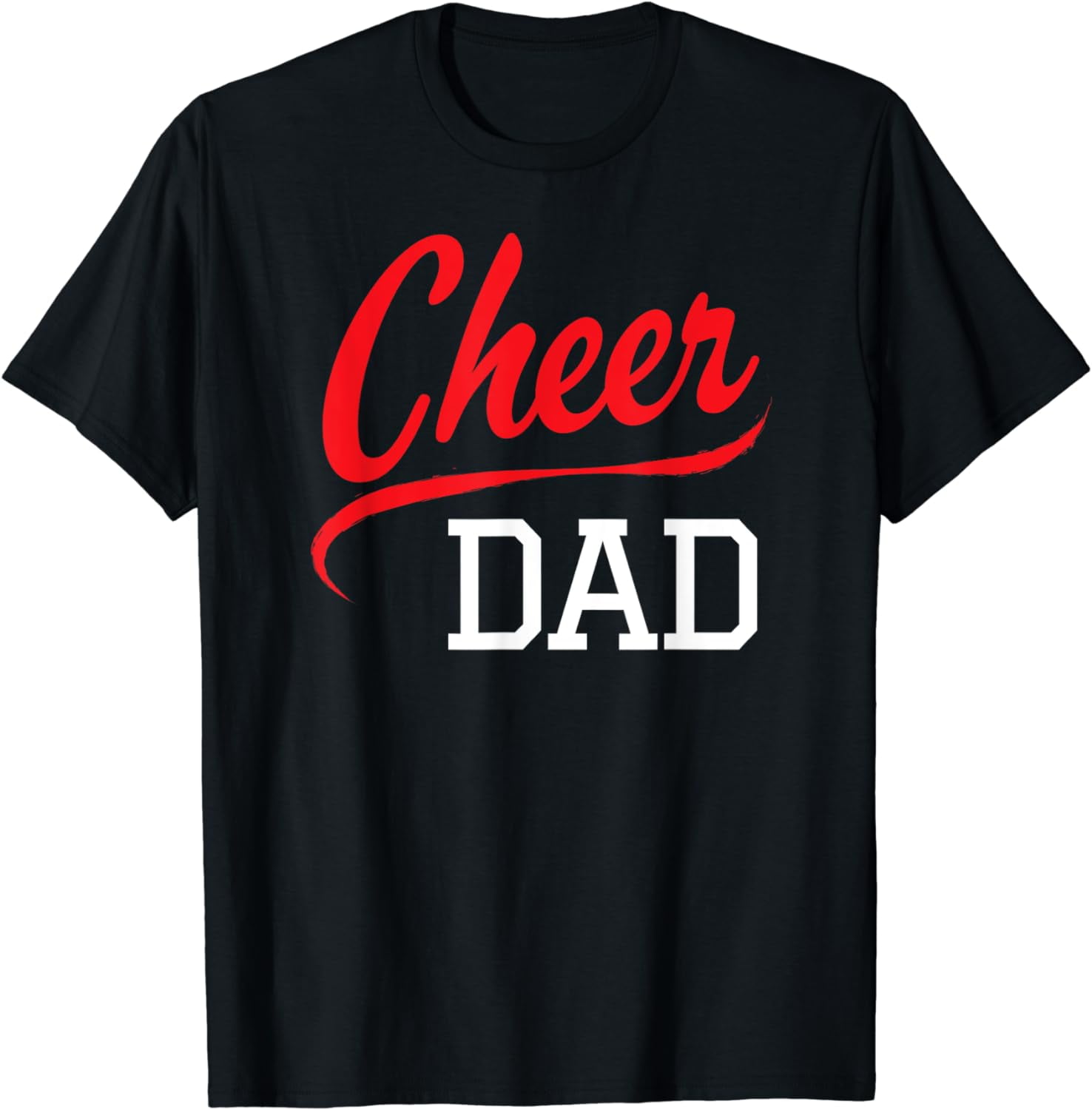 Cheer Dad Cheerleading Red T-Shirt - Walmart.com