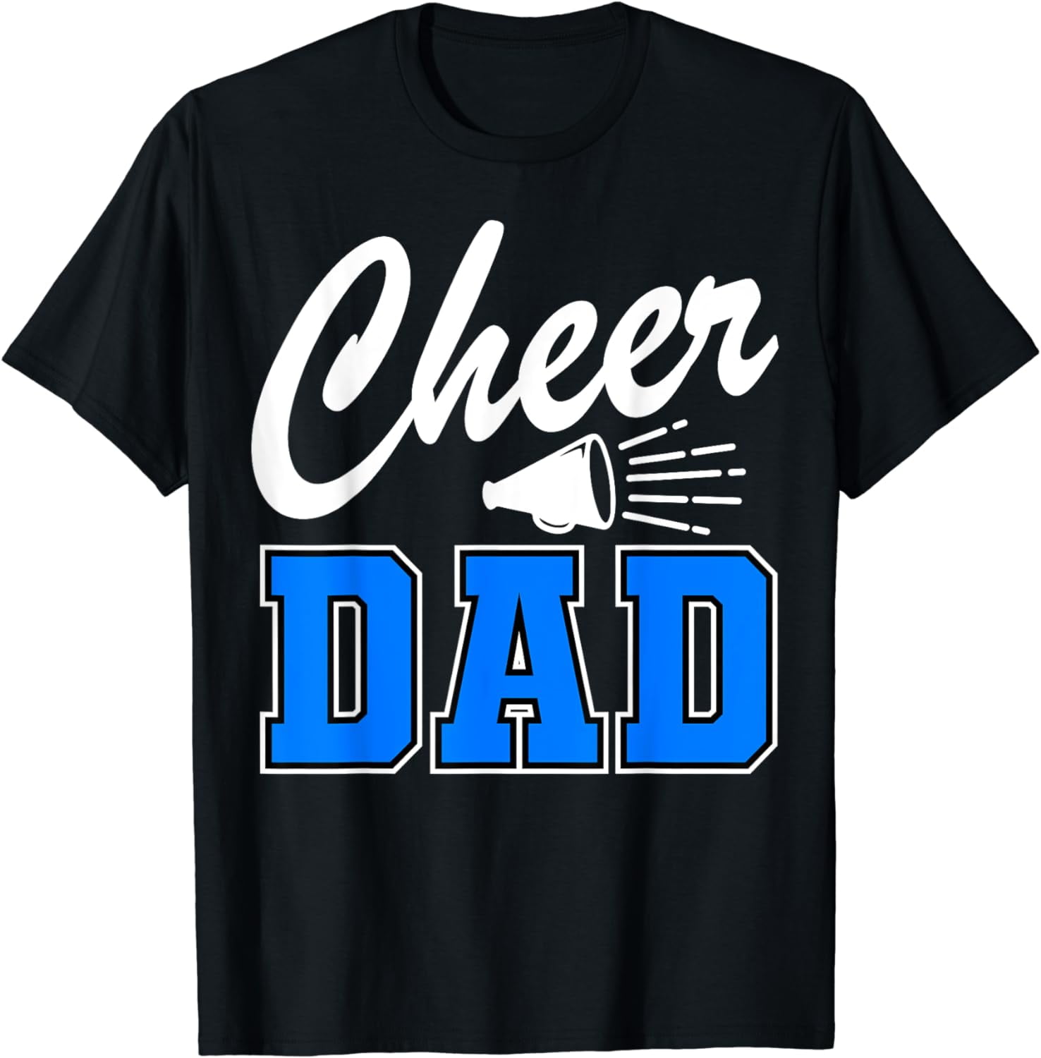 Cheer Dad Cheerleading Team Squad Cheerleader Father's Day T-Shirt ...